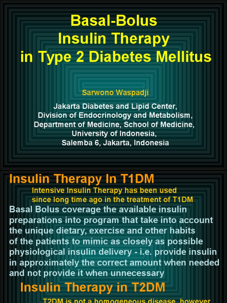Basal Bolus InsulinDMT22009 | Insulin | Diabetes Management