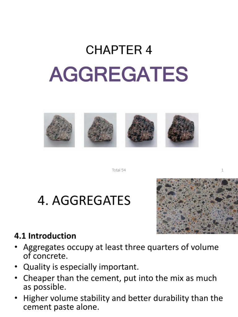 4 Aggregates | PDF | Rock (Geology) | Construction Aggregate