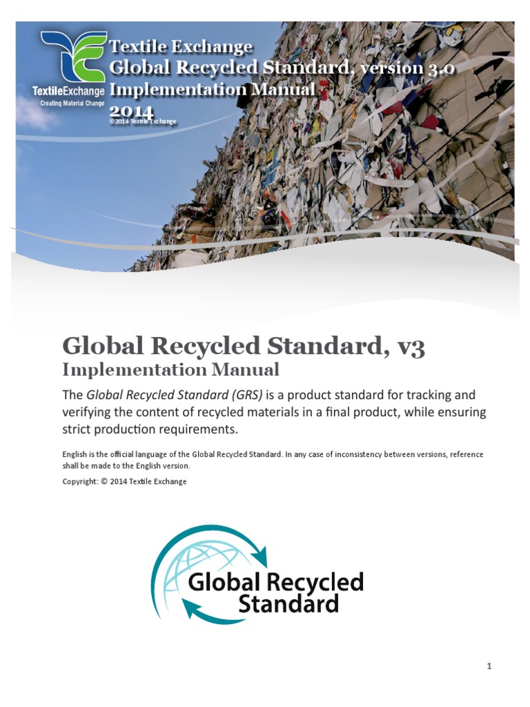 GRS v3 Implementation Manual | PDF | Audit | Auditor's Report