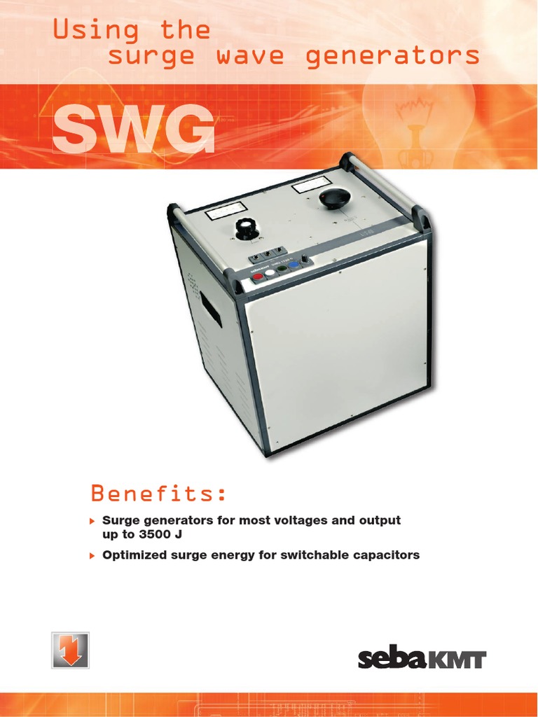 Surge Wave Generators for Fault Location | PDF | Electric Generator | Volt