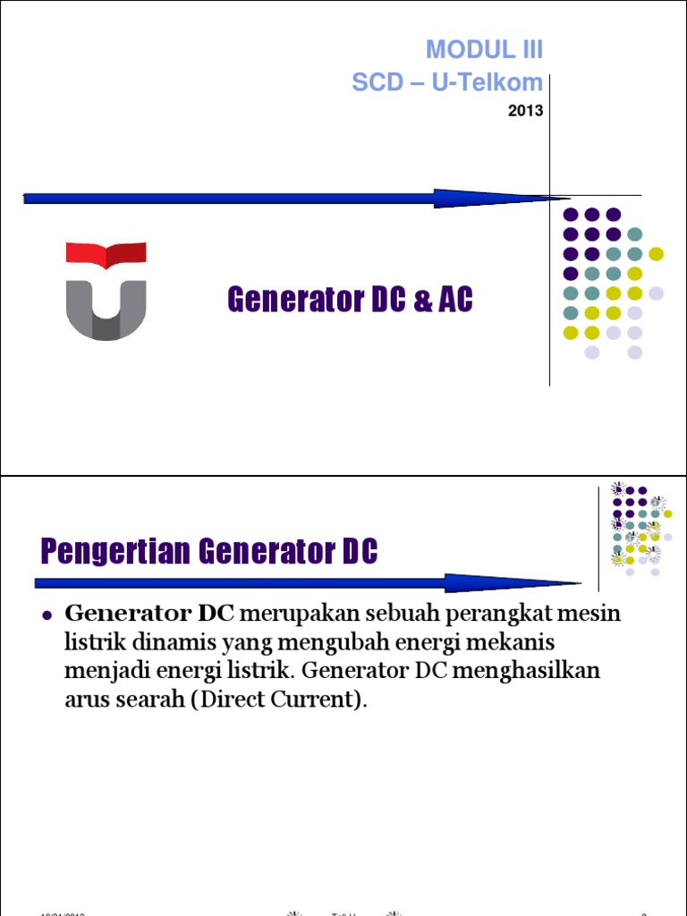 Prinsip Kerja Generator DC AC | PDF