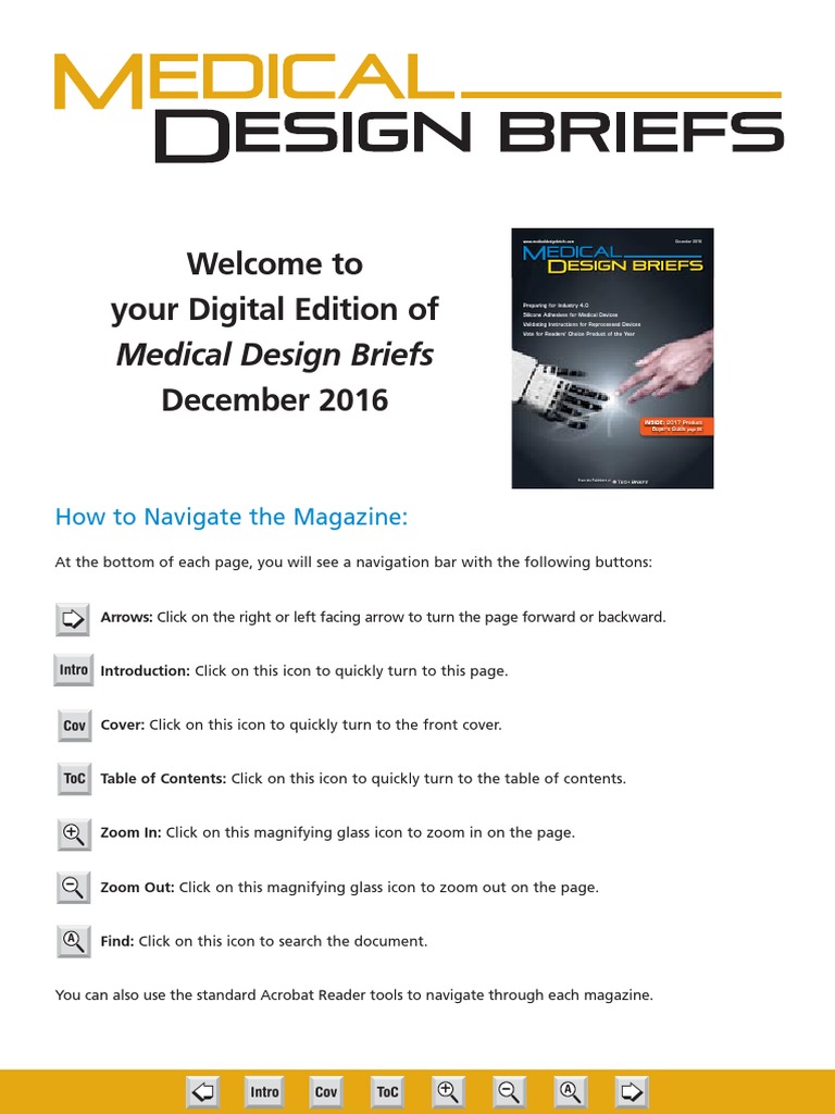Medical Design Briefs | PDF | Silicone | Sterilization (Microbiology)