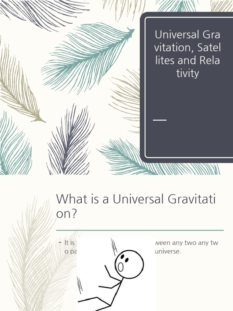Universal Gravitation Satellites and Relativity | PDF | Gravity | Orbit