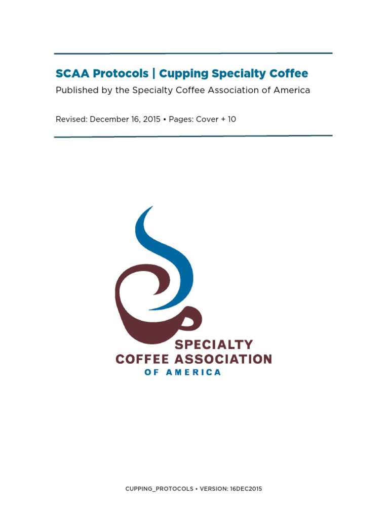 Cupping Protocols | PDF | Odor | Taste