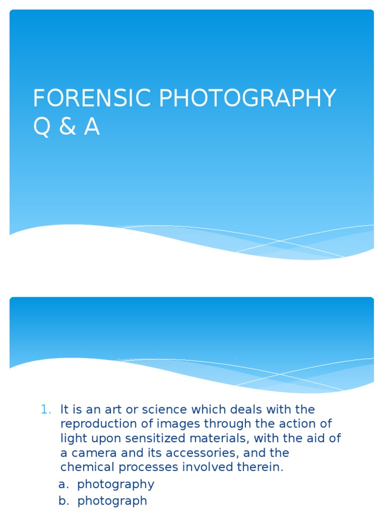 Forensic Photography Principles and Practices | PDF | Camera Lens | Camera