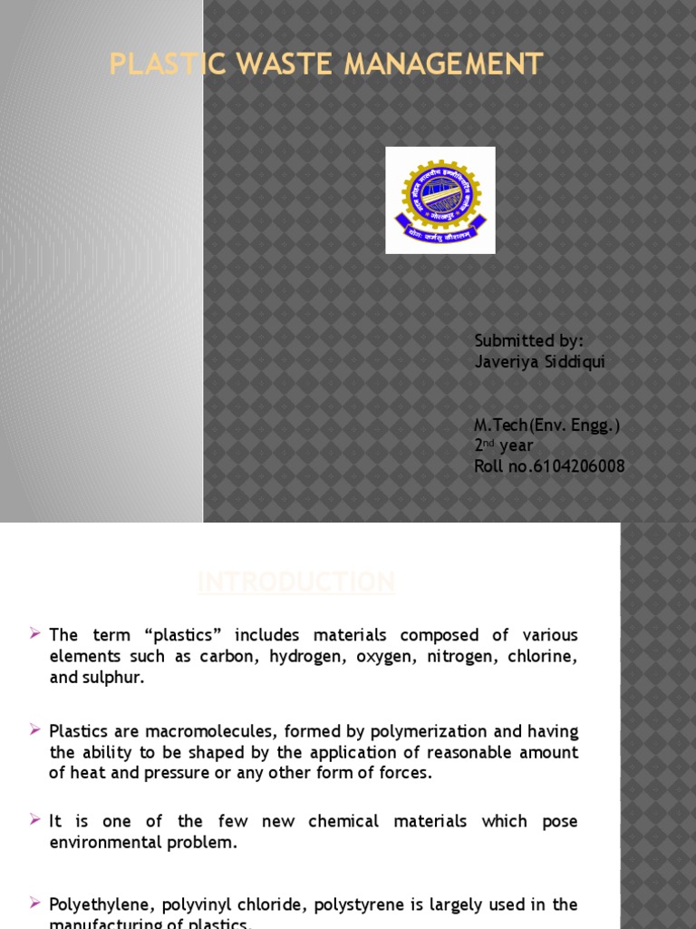 Plastic Waste Management | PDF | Plastic | Waste