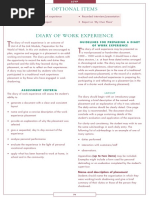 LCVP Work Experience Diary | PDF | Schools | Teachers