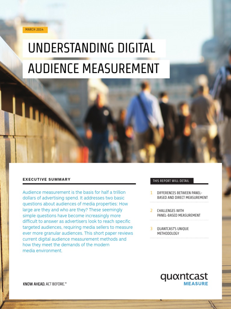 Understanding Digital Audience Measurement: MARCH 2014 | PDF | Audience ...