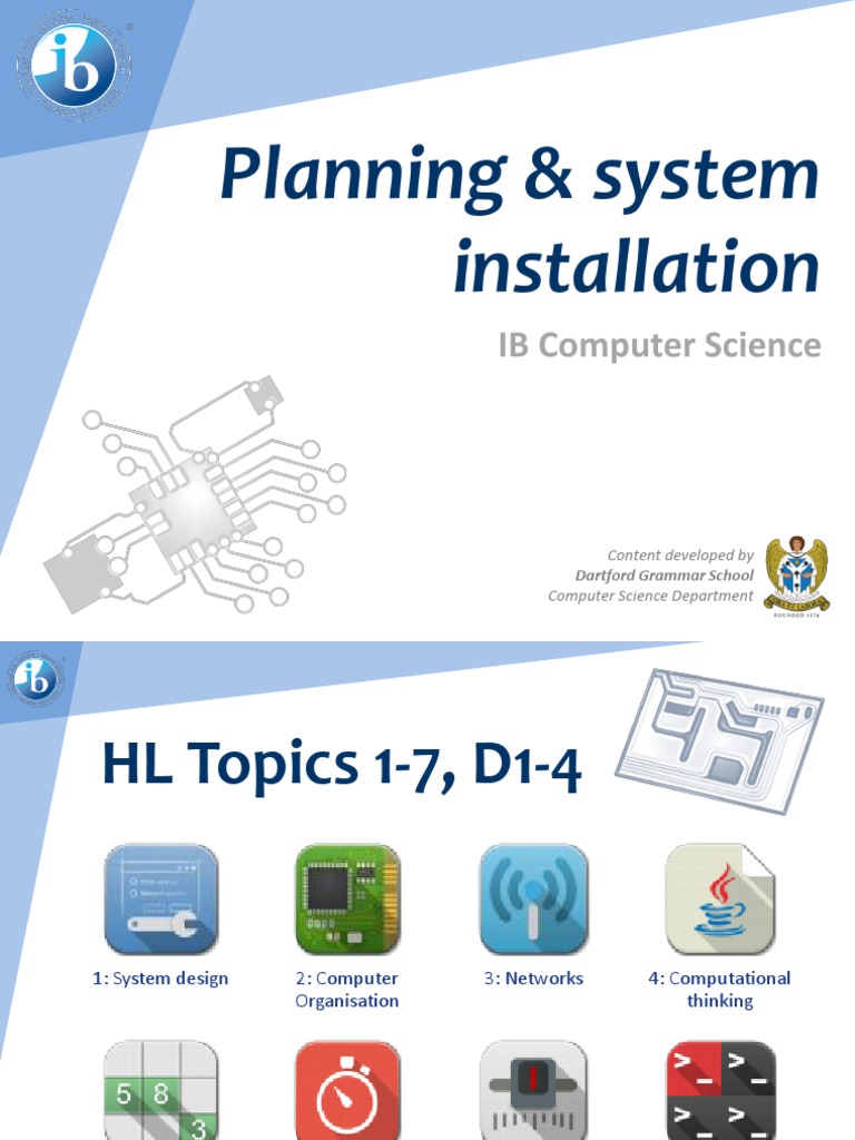 Planning & System Installation: IB Computer Science | PDF
