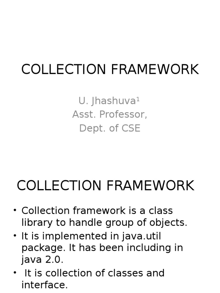 Java Collection Framework | PDF | Programming Paradigms | Object ...