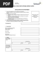 GIZ Application Form | PDF