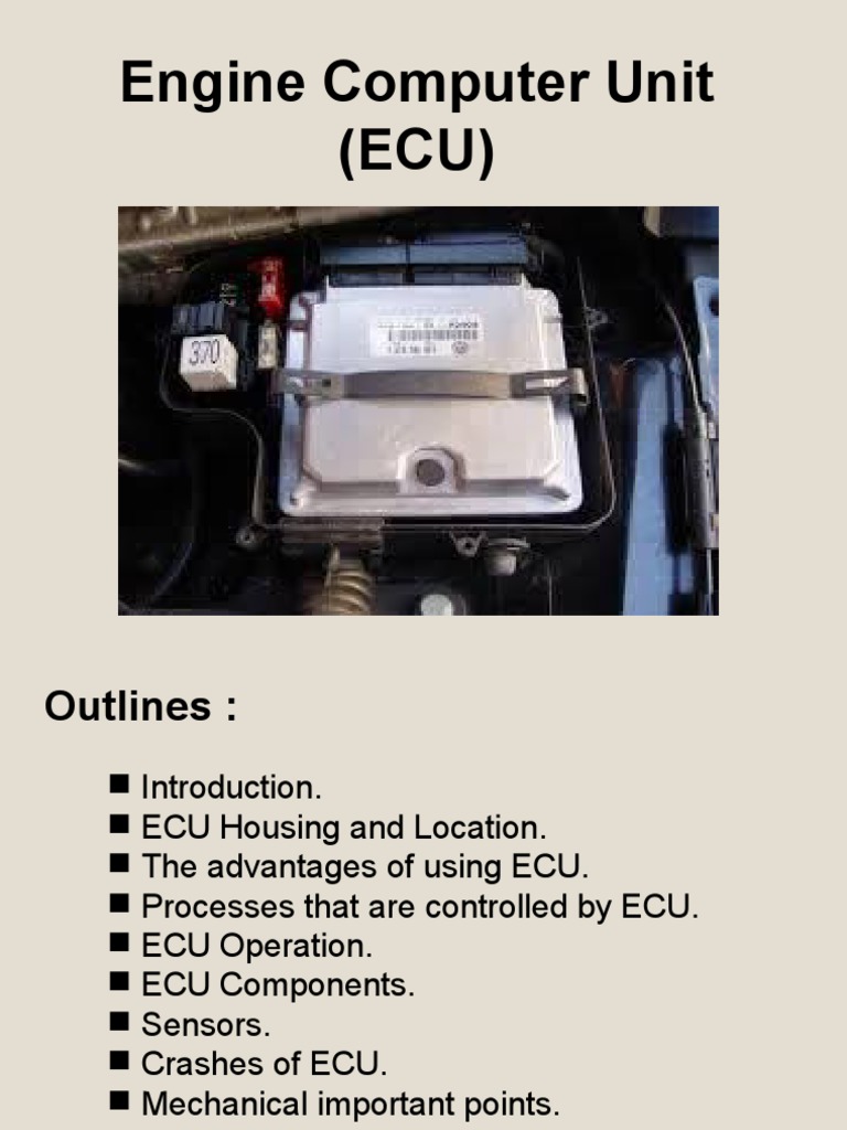 Ecu | PDF | Engine Technology | Systems Engineering