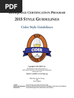 2025 Guidelines Cider | PDF | Cider | Phenolic Content In Wine