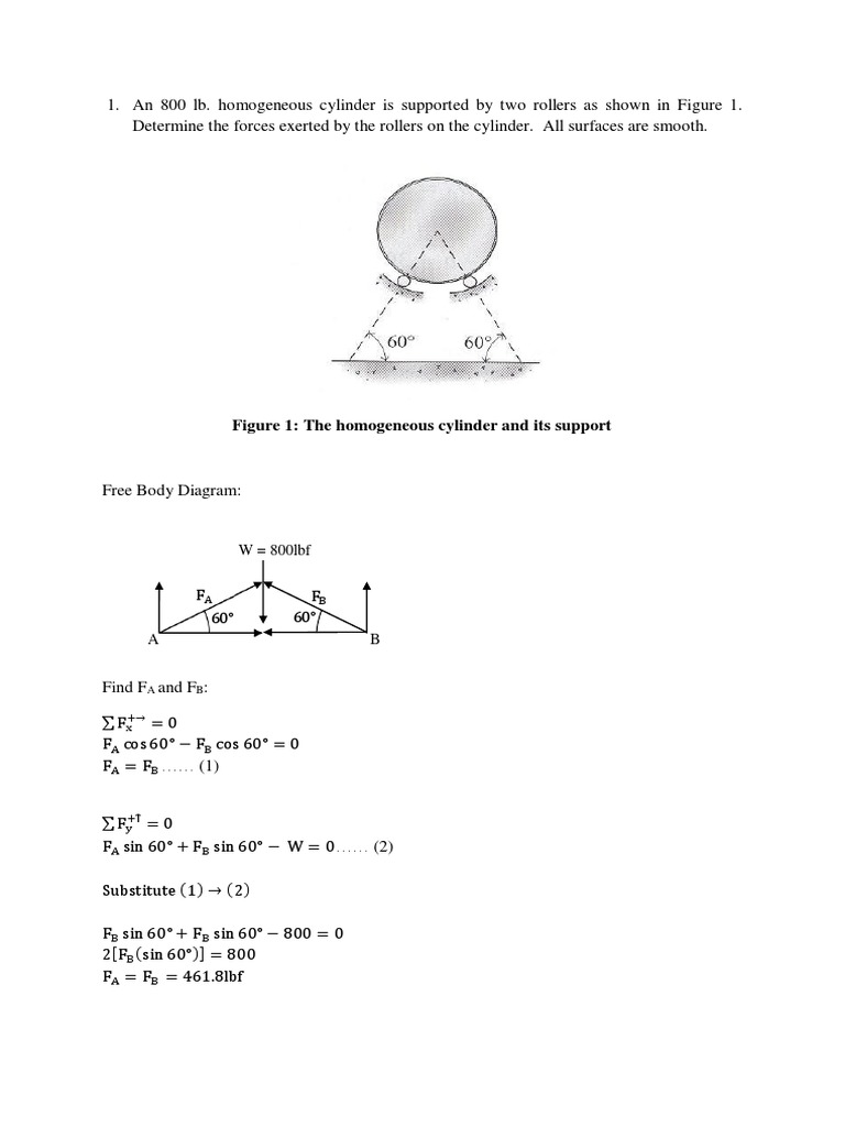 Assignment No.1. Mechanics | PDF | Stress (Mechanics) | Force
