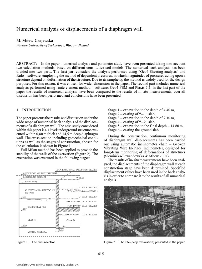 2005 084 | PDF | Finite Element Method | Geotechnical Engineering