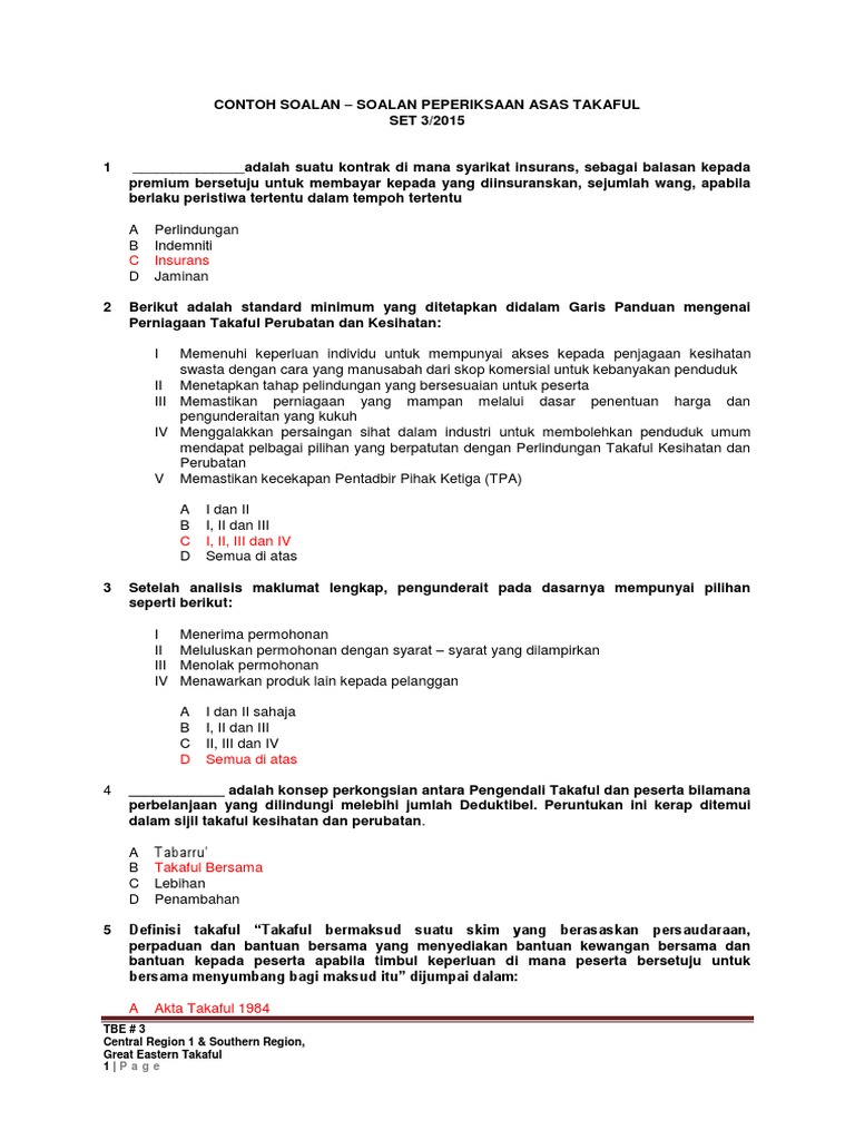 Soalan TBE | PDF