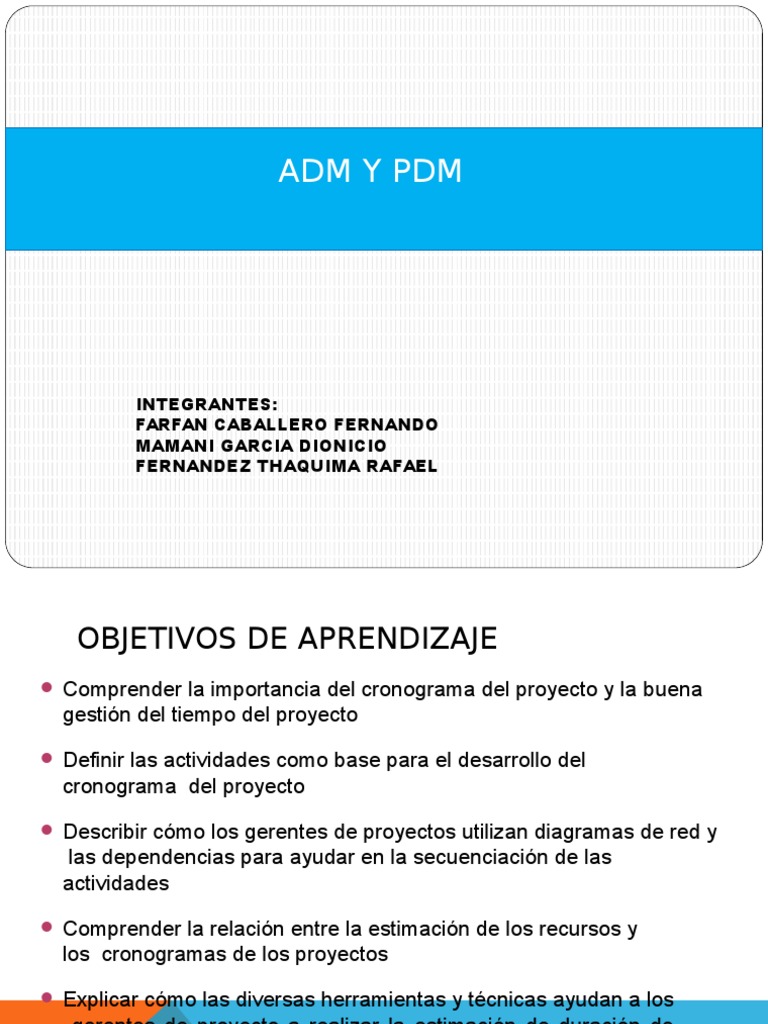ADM Y PDM | Desarrollo de productos | Software
