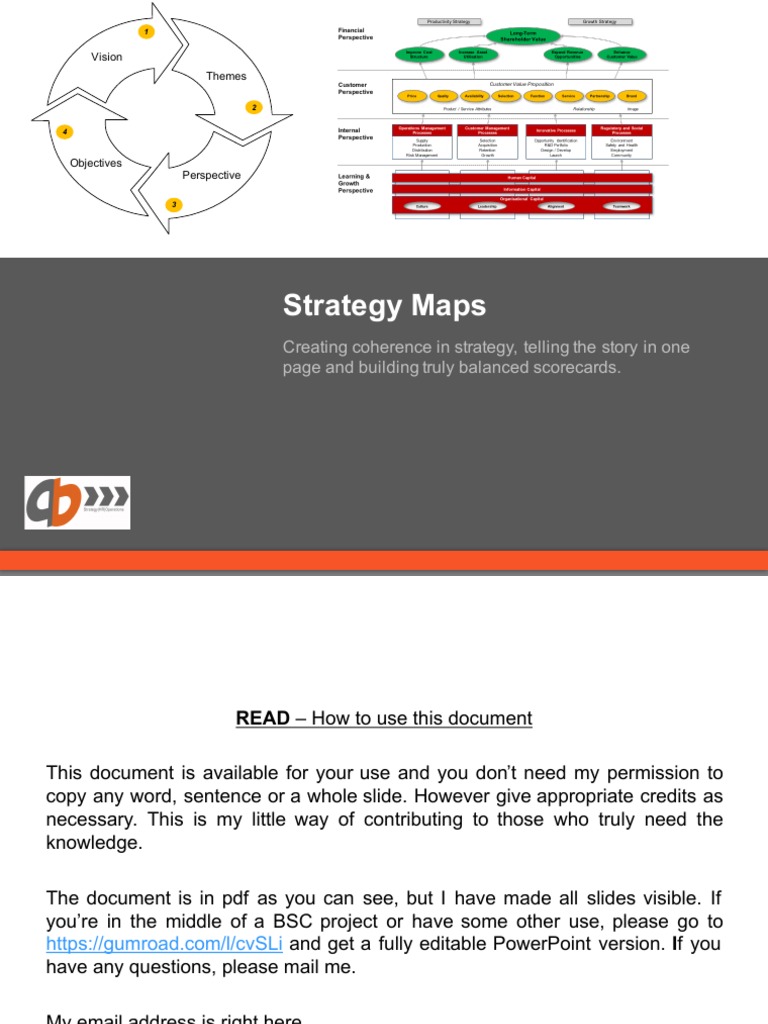 Strategy Maps | PDF | Strategic Management | Business Process