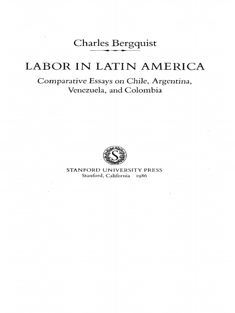 Charles Bergquist - Labor in Latin America | PDF | World Systems Theory ...