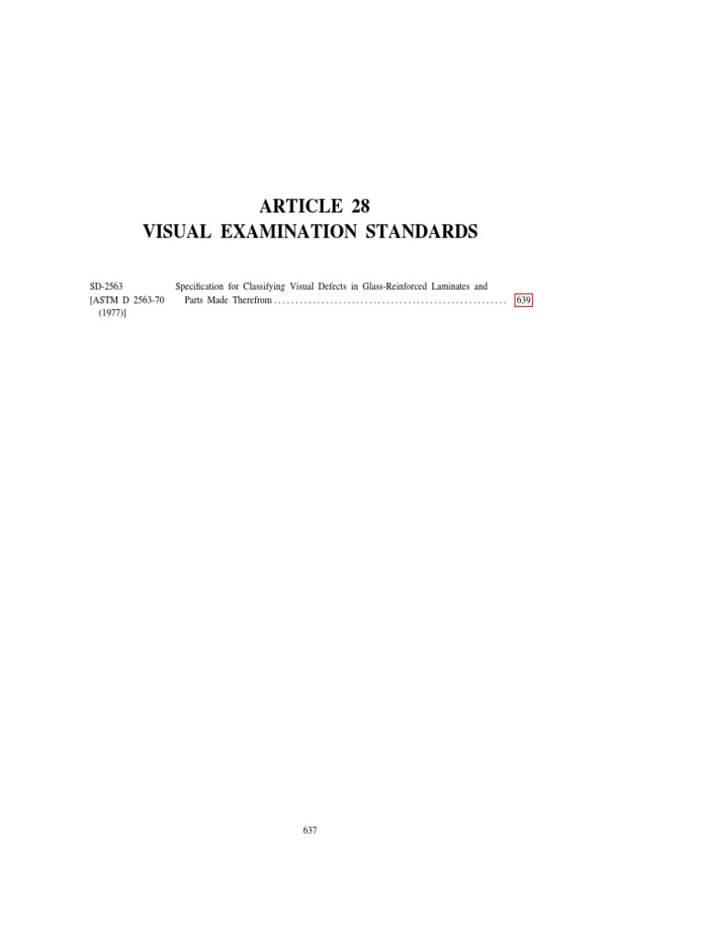 Visual Defect Standards for Glass-Reinforced Laminates | PDF ...