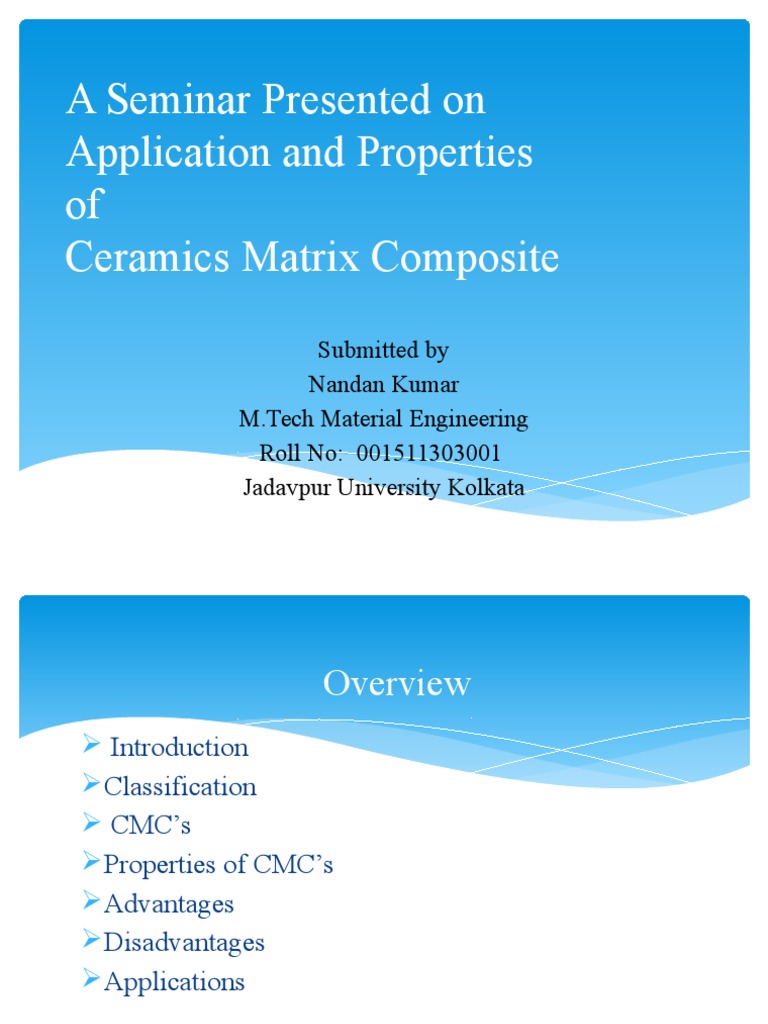 Ceramic Matrix Composite | PDF