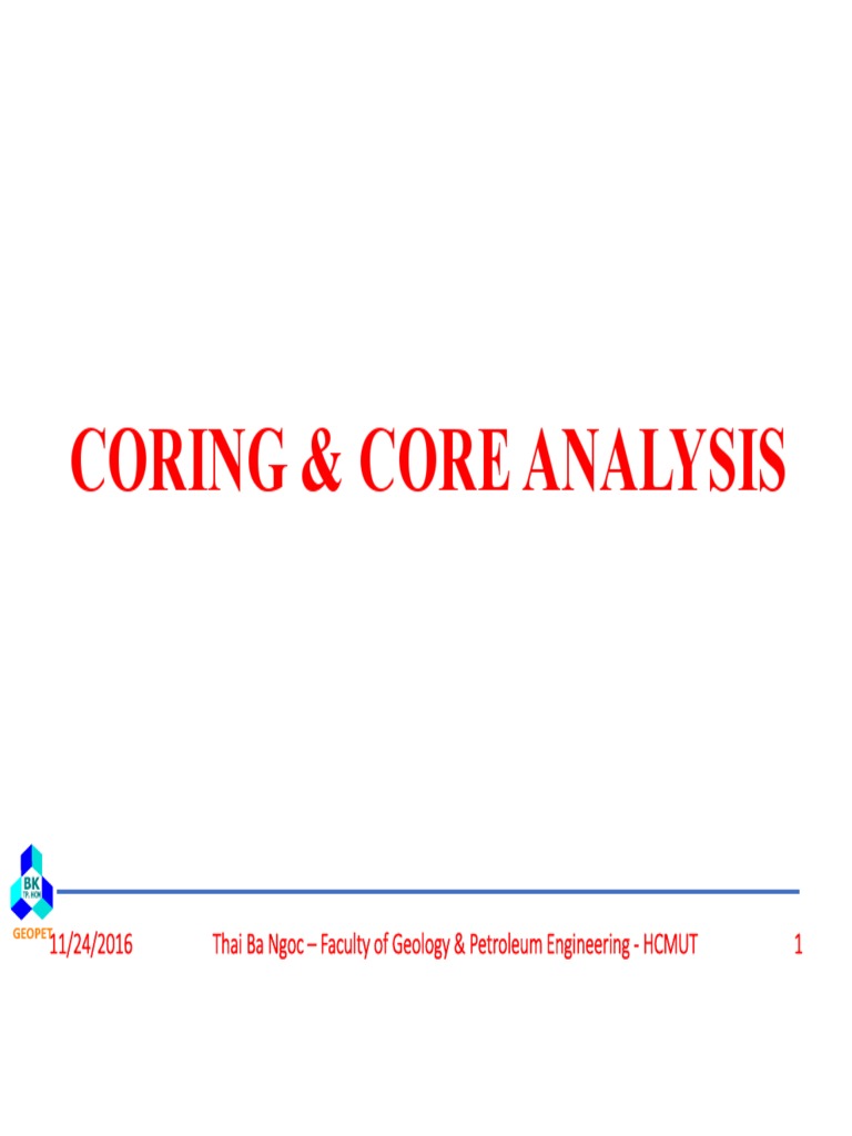 Coring&Core Analysis | Permeability (Earth Sciences) | Porosity