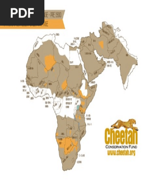 Cheetah Habitat Map