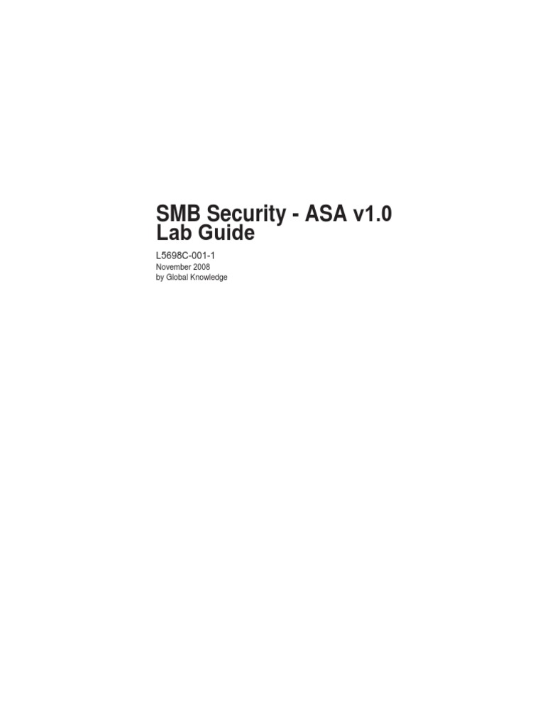 ASA Lab Guide PDF | PDF | Remote Desktop Services | Public Key Certificate