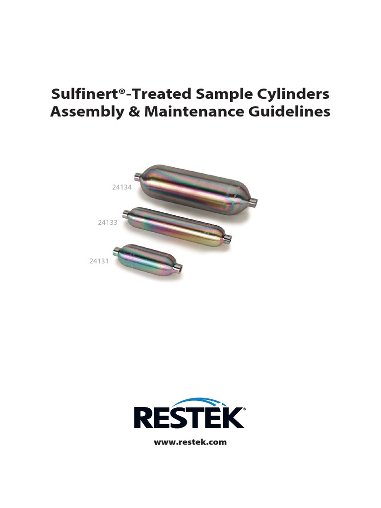Sulfinert Treated Sample Cylinder | PDF | Valve | Wear