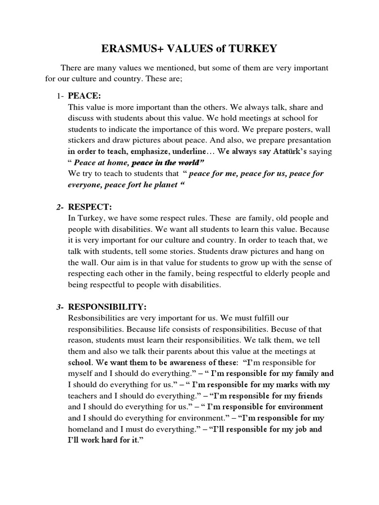 Values Turkey | PDF | Rumi | Religion And Belief