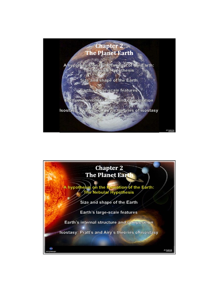 The Planet Earth | PDF | Universe | Earth