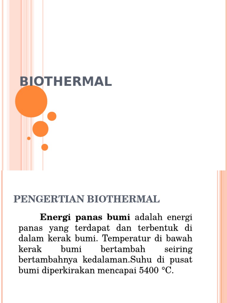 Biothermal | PDF