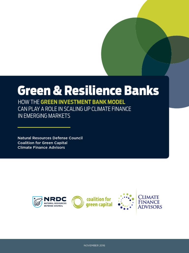 Green Investment Bank Model Emerging Markets | PDF | United Nations ...