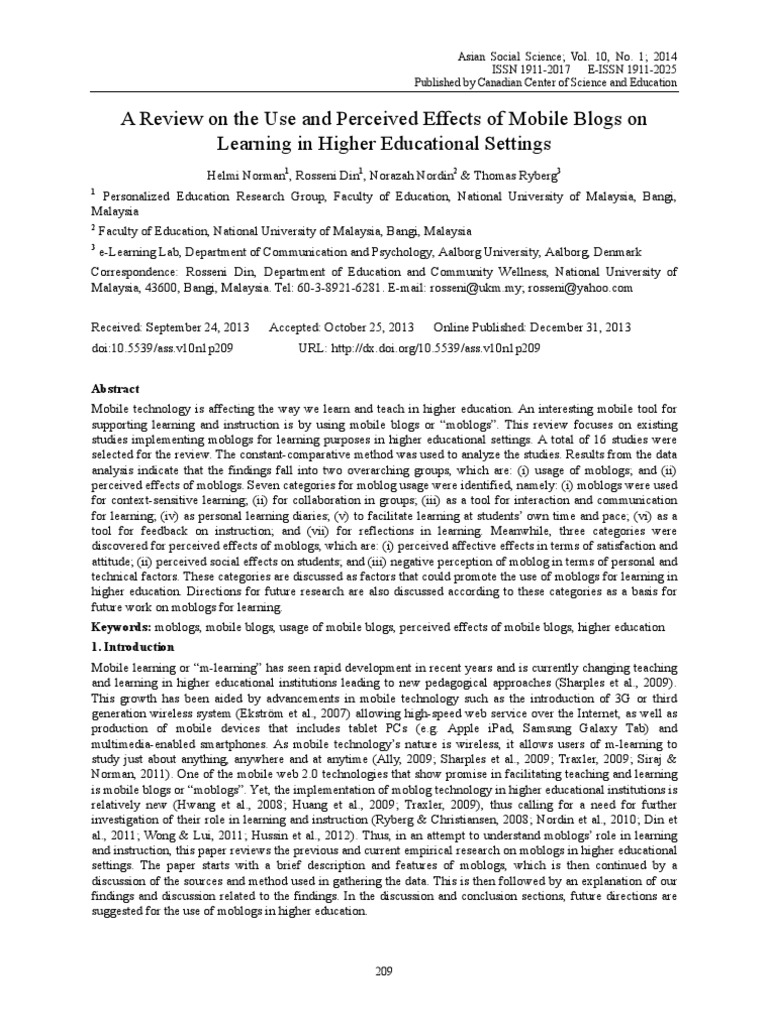 Contoh Paper Konsep PDF | PDF | Blog | Educational Technology