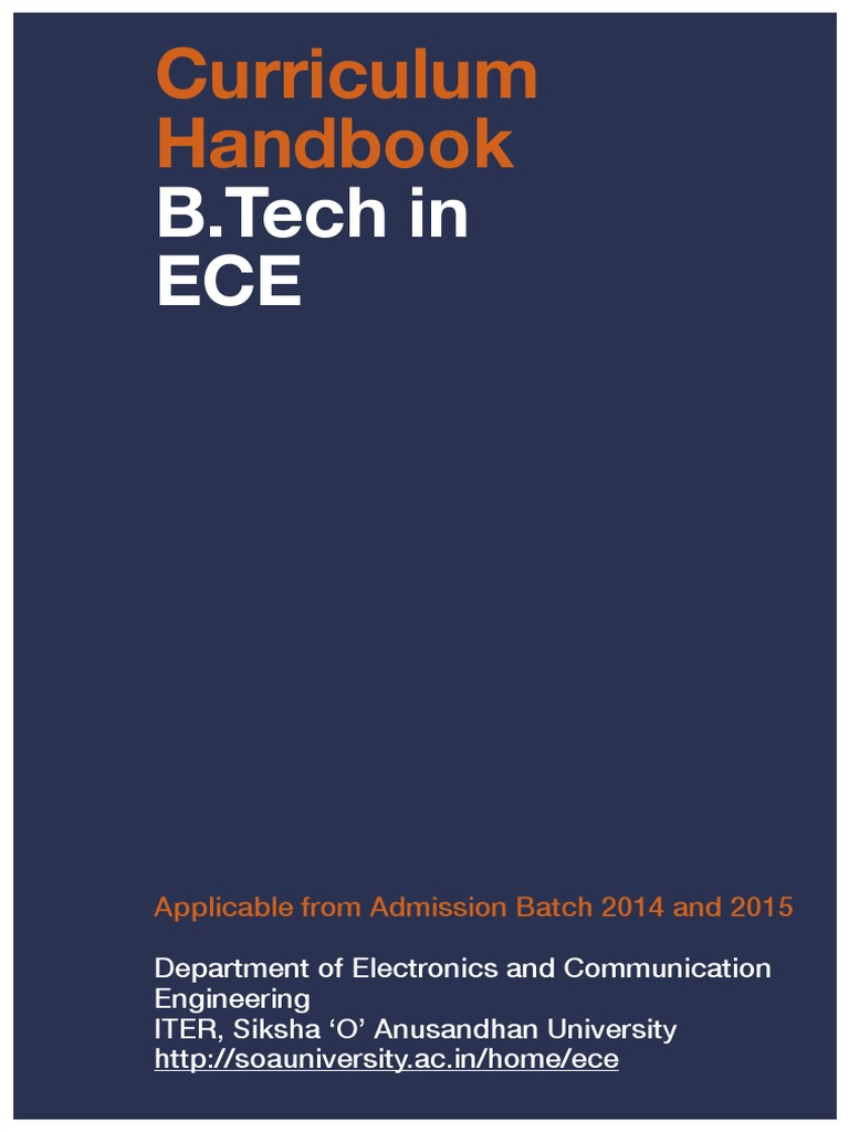 ECE Catalogue PDF | PDF | Signal (Electrical Engineering) | Chemistry