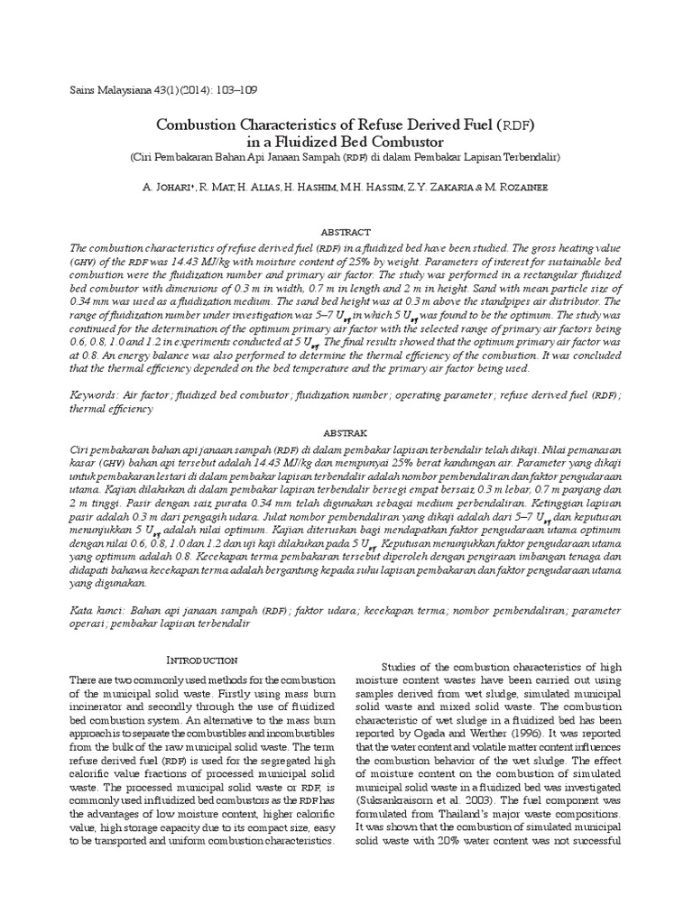 13 A. Johari | PDF | Fluidization | Combustion