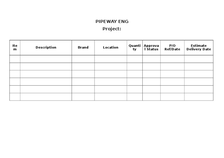Pipeway Engineering Project Overview | PDF