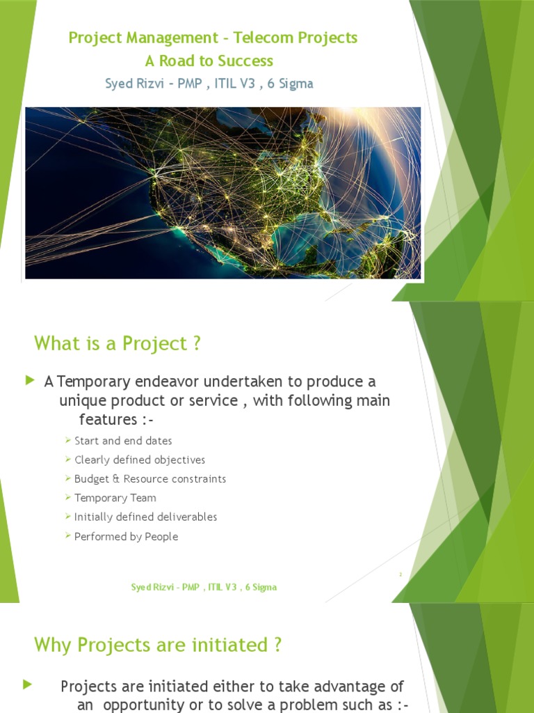 Project Management - Telecom Projects | PDF | Itil | Information Technology