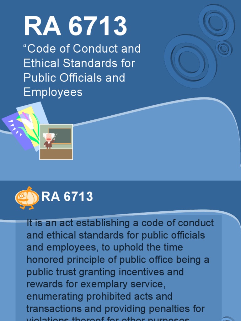 RA 6713 fin | Norm (Social) | Employment | Free 30-day Trial | Scribd