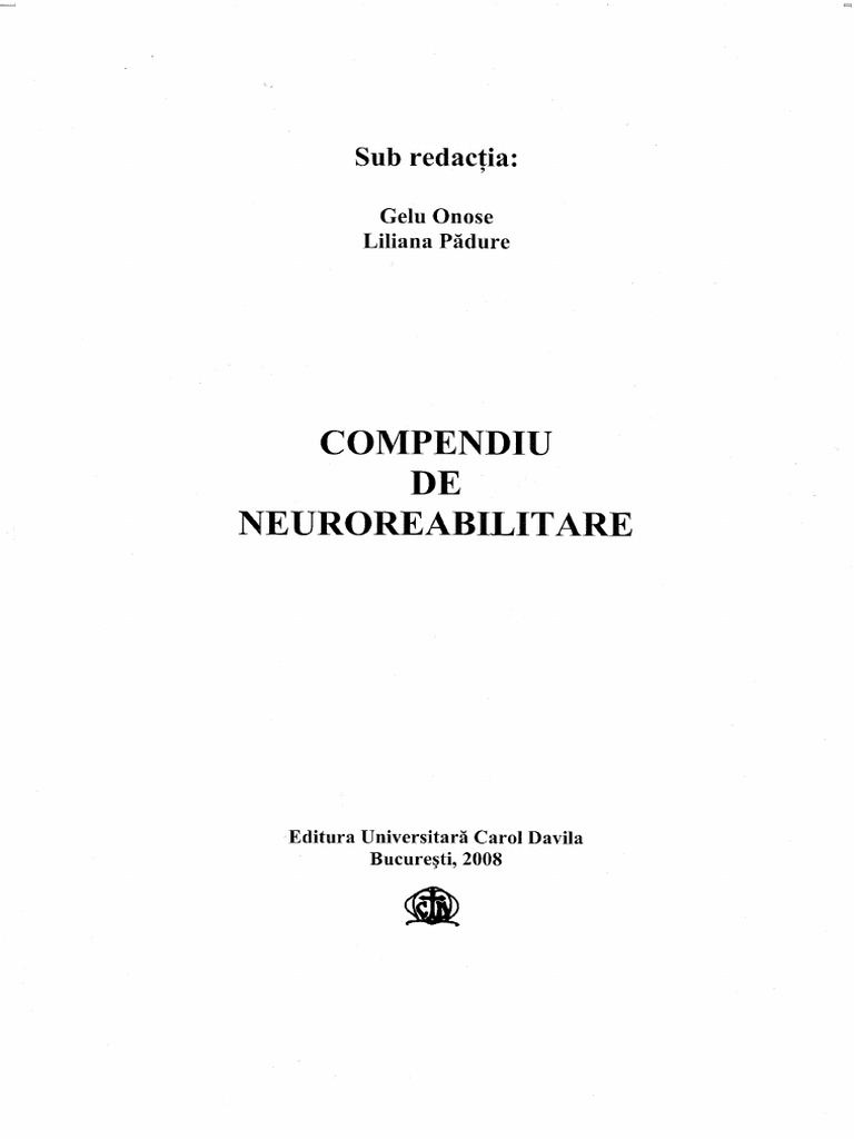 COMPENDIU DE NEUROREABILITARE Gif PDF | PDF