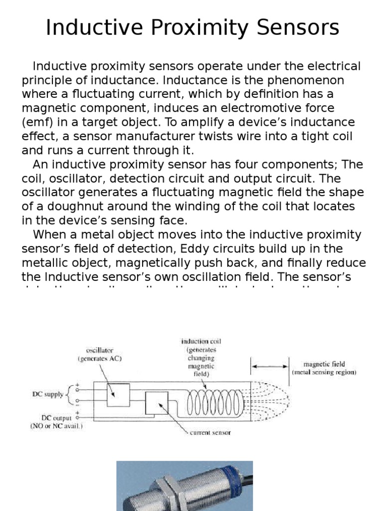Inductive Proximity Sensors | PDF | Inductor | Inductance