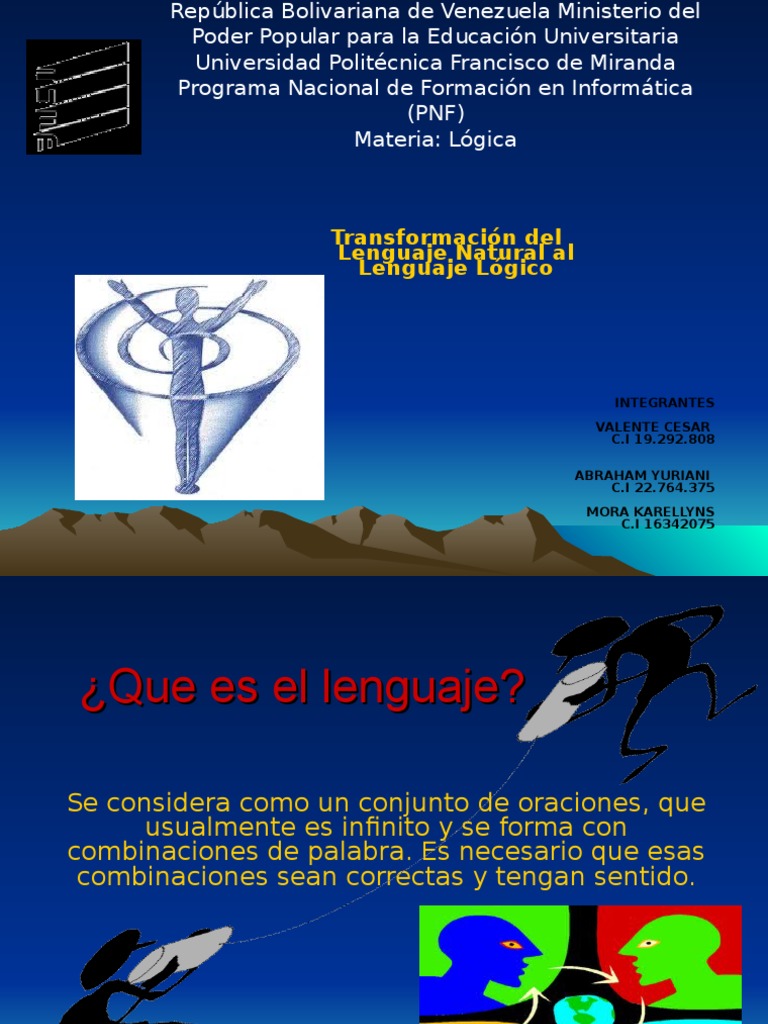 Transformación de Lenguaje Natural a Lógico | PDF | Lenguaje de ...