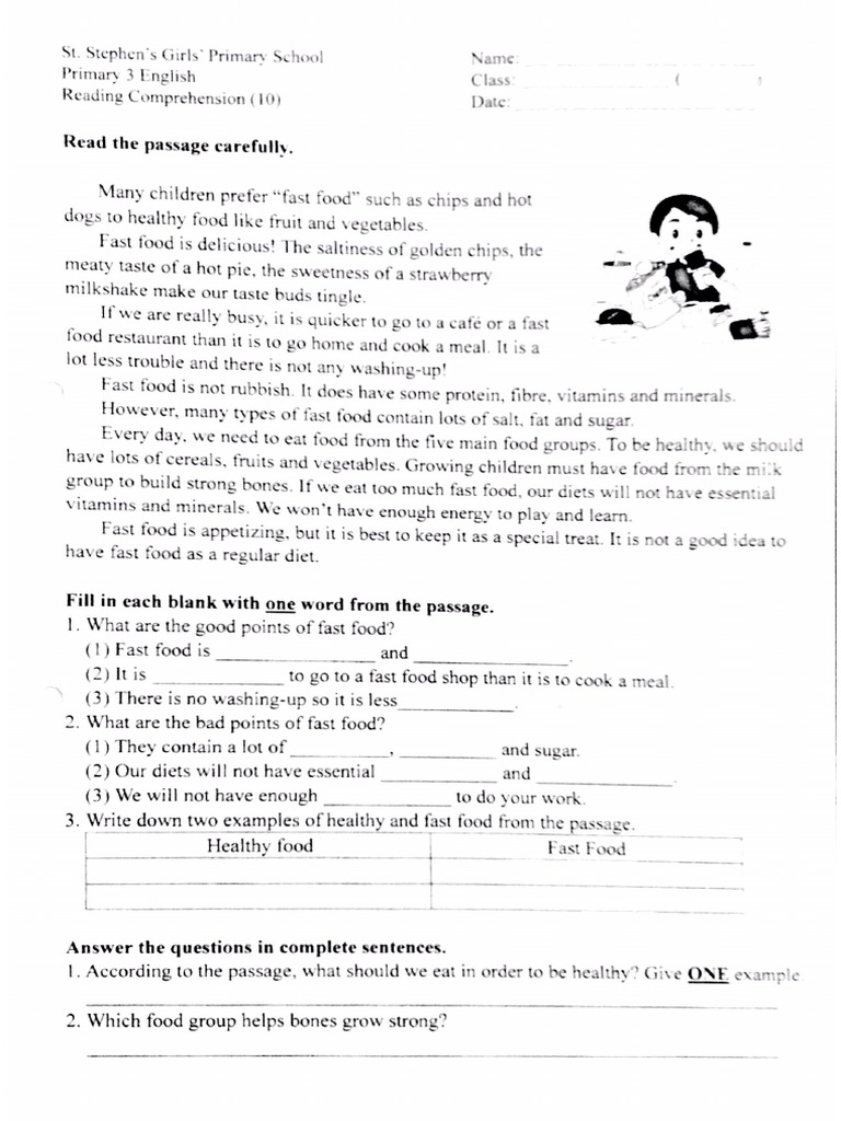 Exercise English p3 | PDF