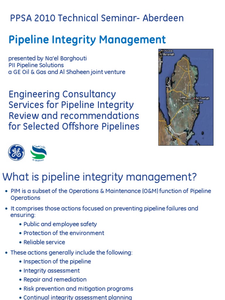 Pipeline Integrity Management: PPSA 2010 Technical Seminar-Aberdeen ...