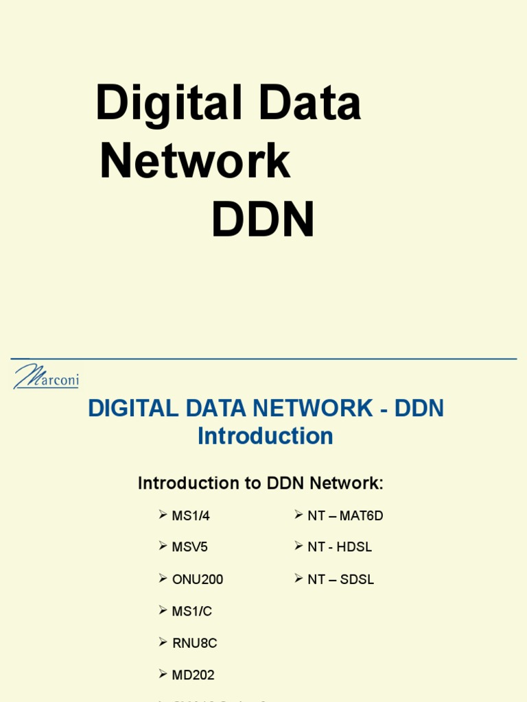 A Quick Guide To DDN | PDF | Node (Networking) | Port (Computer Networking)