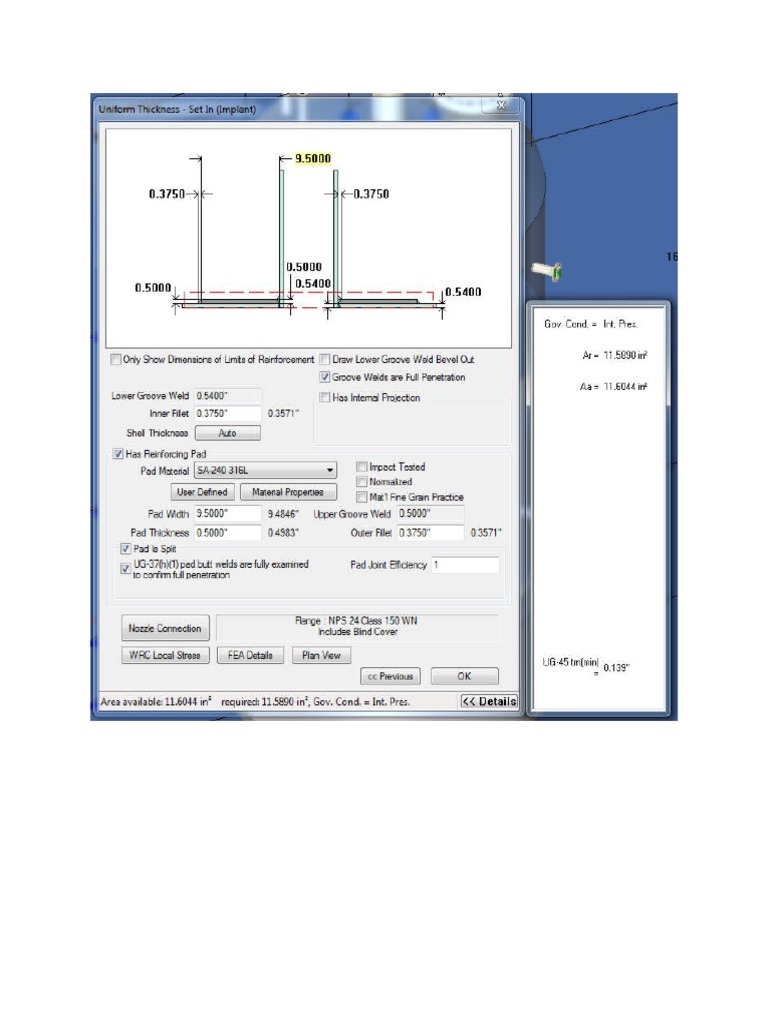 Nozzle Repads - Split Type Code Factors | PDF