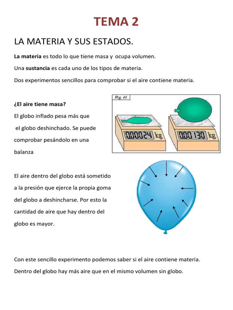 Estados y propiedades de la materia | PDF