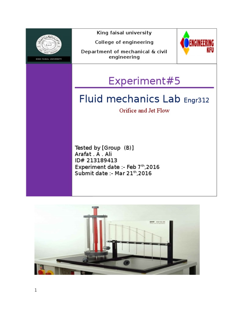 Orifice and Jet Flow | Accuracy And Precision | Fluid Mechanics