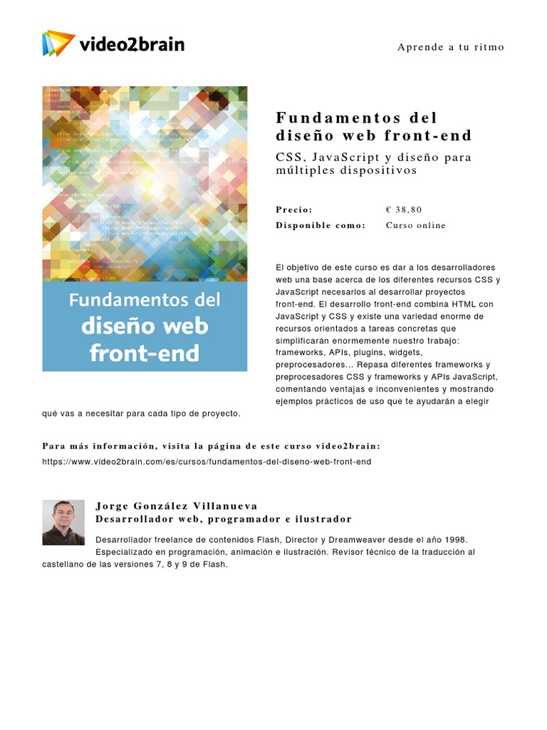 Fundamentos Del Diseno Web Front End | PDF | Tecnología