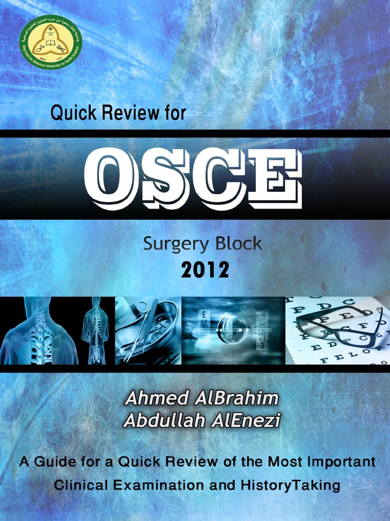 Quick OSCE Review for Surgical Exams | PDF | Knee | Anatomical Terms Of ...